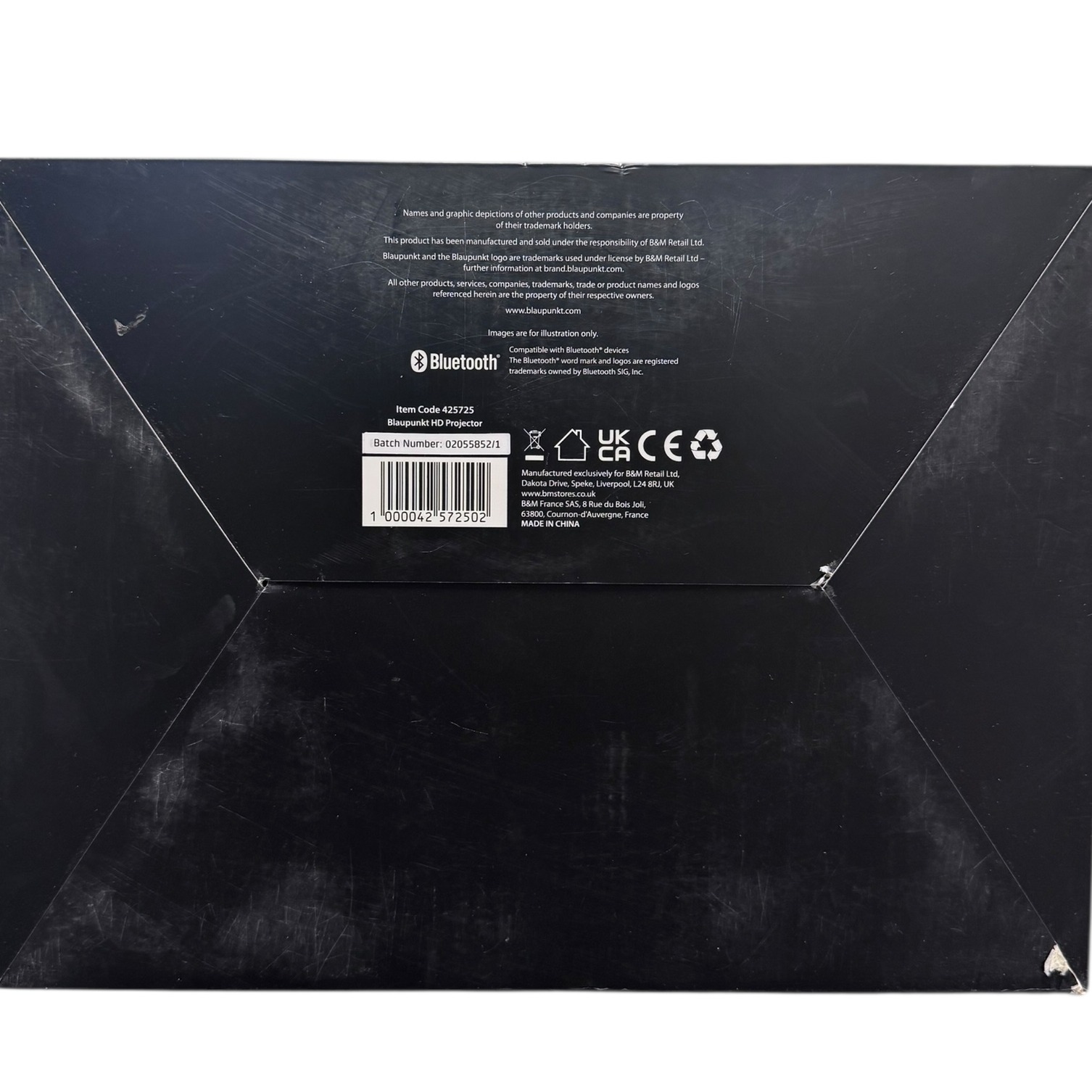 New New: Blaupunkt Pro Smart LED Projector - Black (6000 Lumens, 150 ...